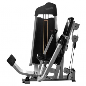 Vertical leg press machine